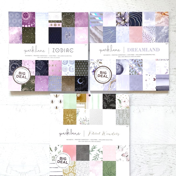 12x12 Paper Pad - Etsy