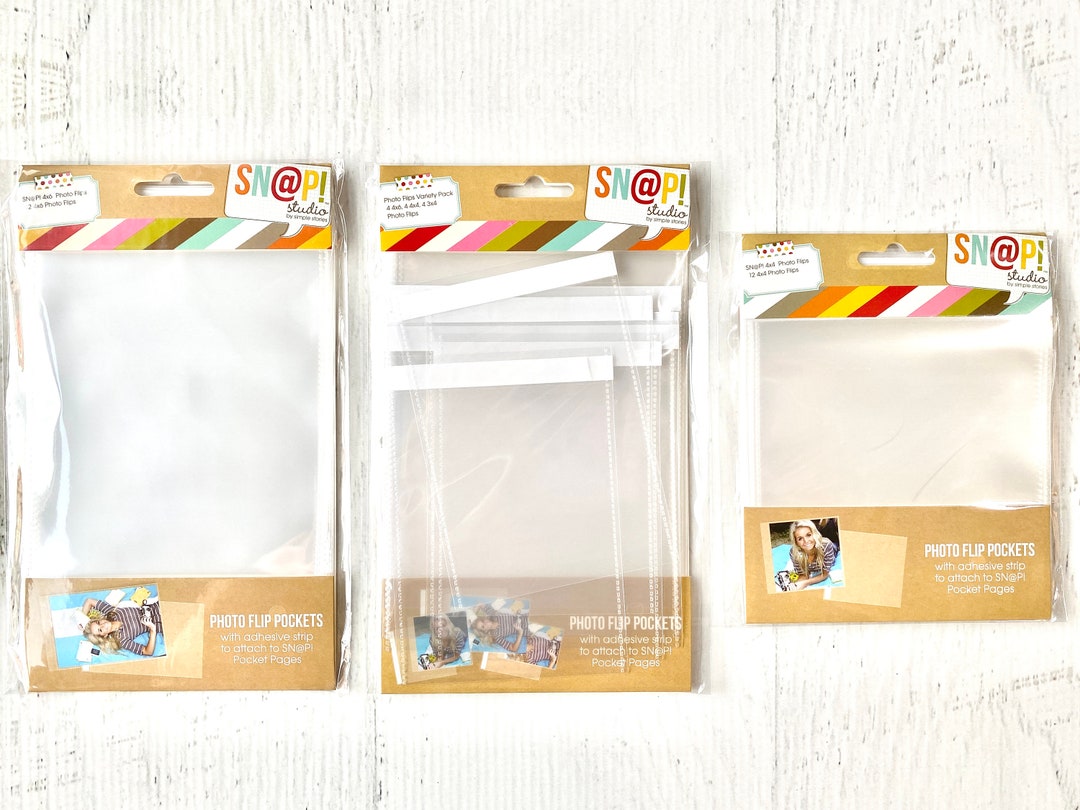 Simple Stories Photo Flips, Variety Pack (4-4x6,4-4x4, 4-3x4), 4x6 Pack ...