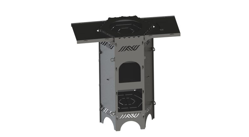 Cauldron Stove V5 - Camp Furnace DXF Files for Plasma, Laser, CNC ...
