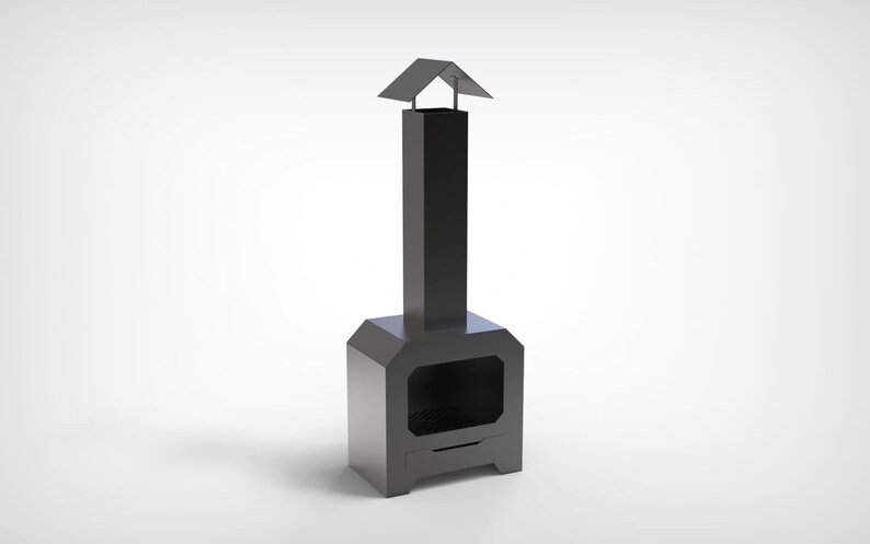 Garden Fireplace DXF & SVG Files ~ CNC Metal Fireplace Plans for Diy ...