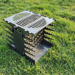 Charcoal & Wood Fired Vertical Shawarma Doner Grill DXF Files for CNC ...