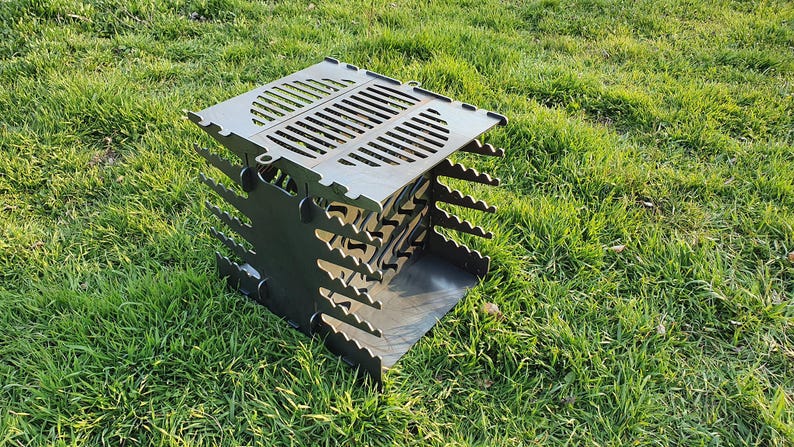Charcoal & Wood Fired Vertical Shawarma Doner Grill DXF Files for CNC ...