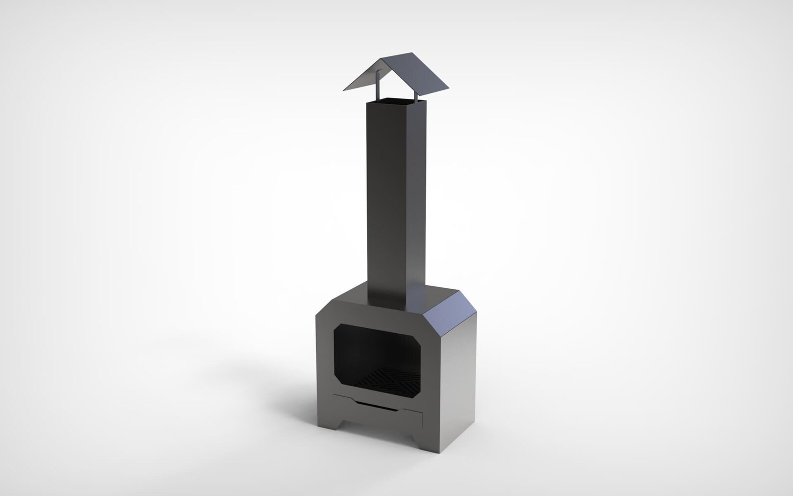 Garden Fireplace DXF & SVG Files ~ CNC Metal Fireplace Plans for Diy ...