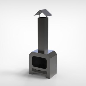 Garden Fireplace DXF & SVG Files ~ CNC Metal Fireplace Plans for Diy ...