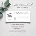 Editable Lash Tech Gift Certificate Template • PMU & Microblading ...
