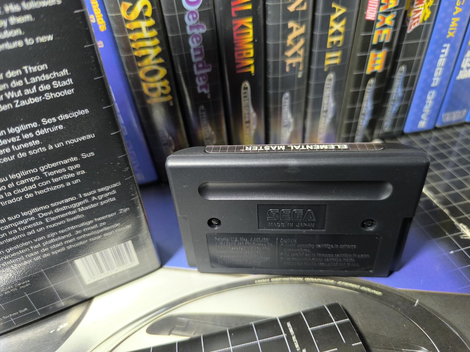 Elemental Master PAL Custom Megadrive Pal Game Perfect - Etsy