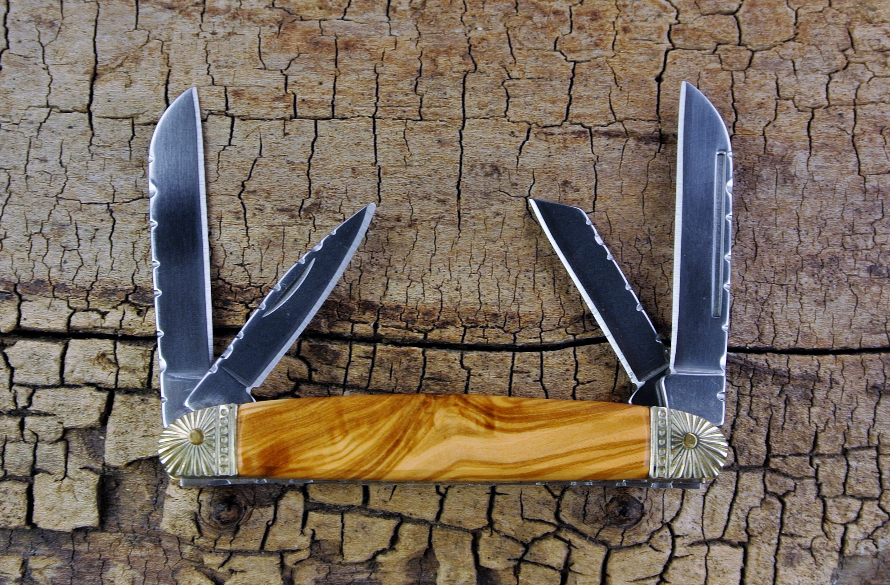 Pocket Knife with Wood Handle - Olivewood - Wooden Handle - Wood Pocket ...