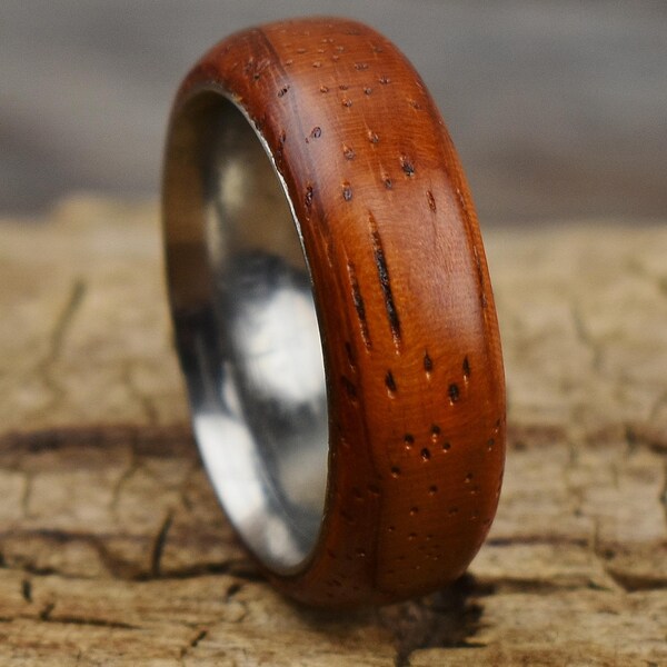 African Wood Ring - Etsy