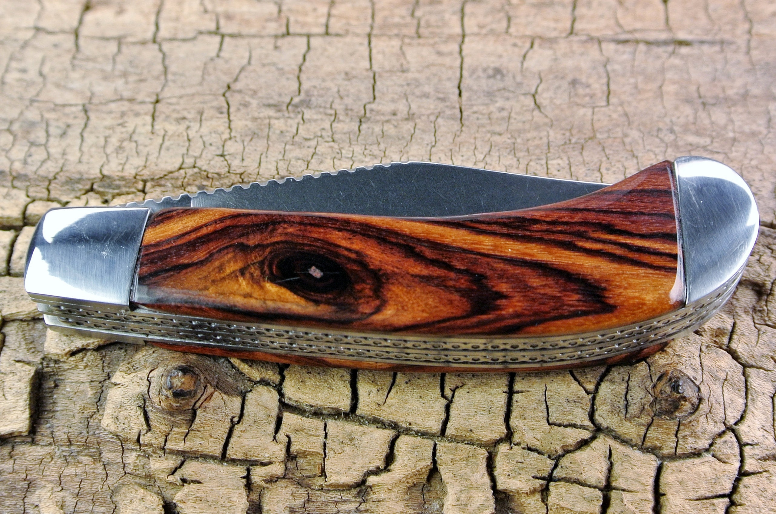 Pocket Knife with Wood Handle - Kingwood Wooden Handle - Wood Pocket ...