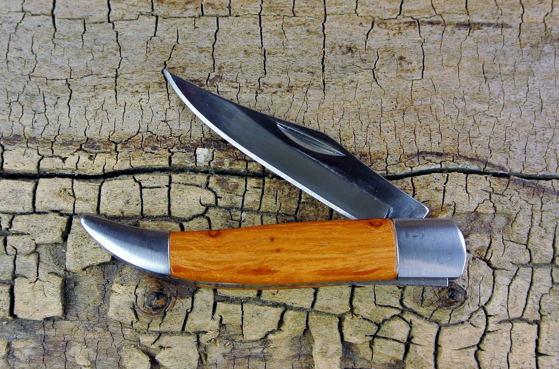 Pocket Knife with Wood Handle - Sheoak Burl Wooden Handle - Wood Pocket ...