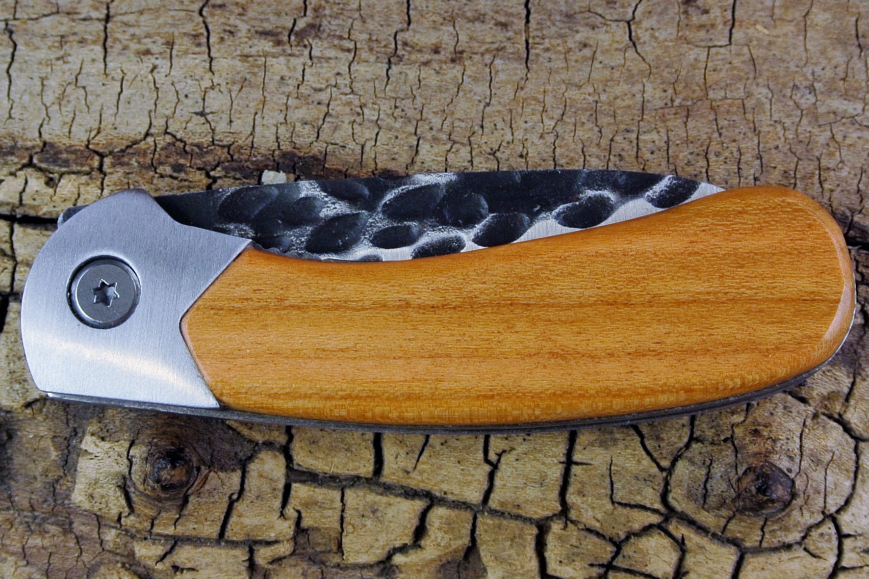 Pocket Knife with Wood Handle - Cherry Wooden Handle - Wood Pocket ...