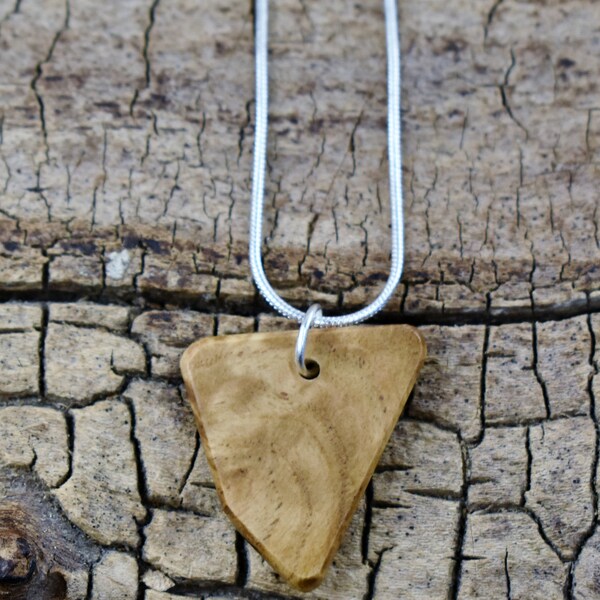 Wood Pendant - Etsy