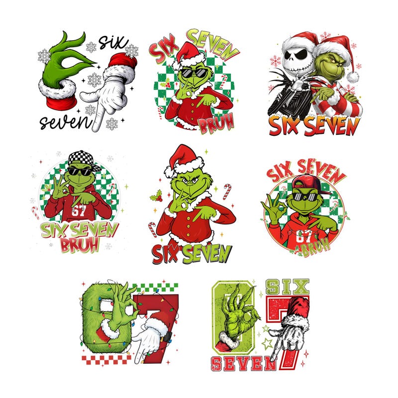 6 7 Bruh Christmas Svg - Etsy