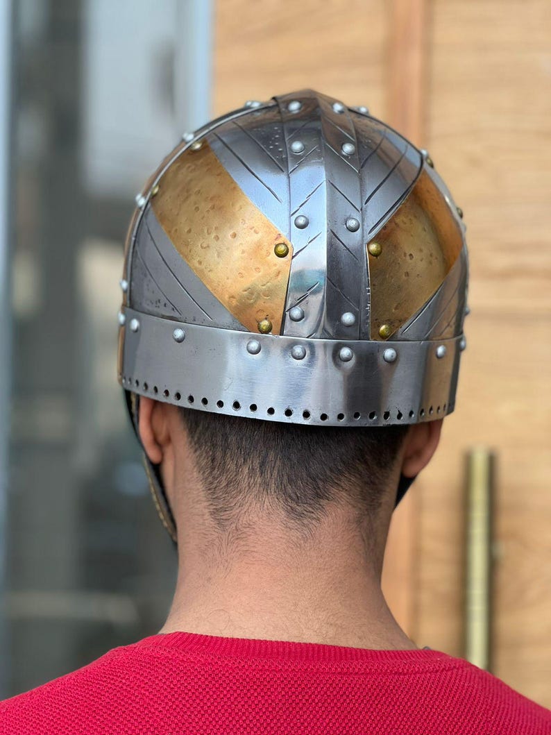 Handmade Medieval German Sallet Helmet Gothic Knight Steel LARP Cosplay ...