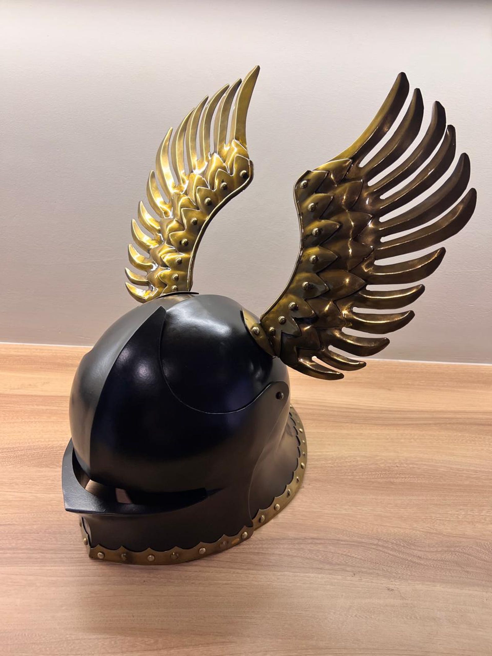 Medieval German Sallet Helmet 18 Gauge Steel Gothic Knight Armor LARP ...