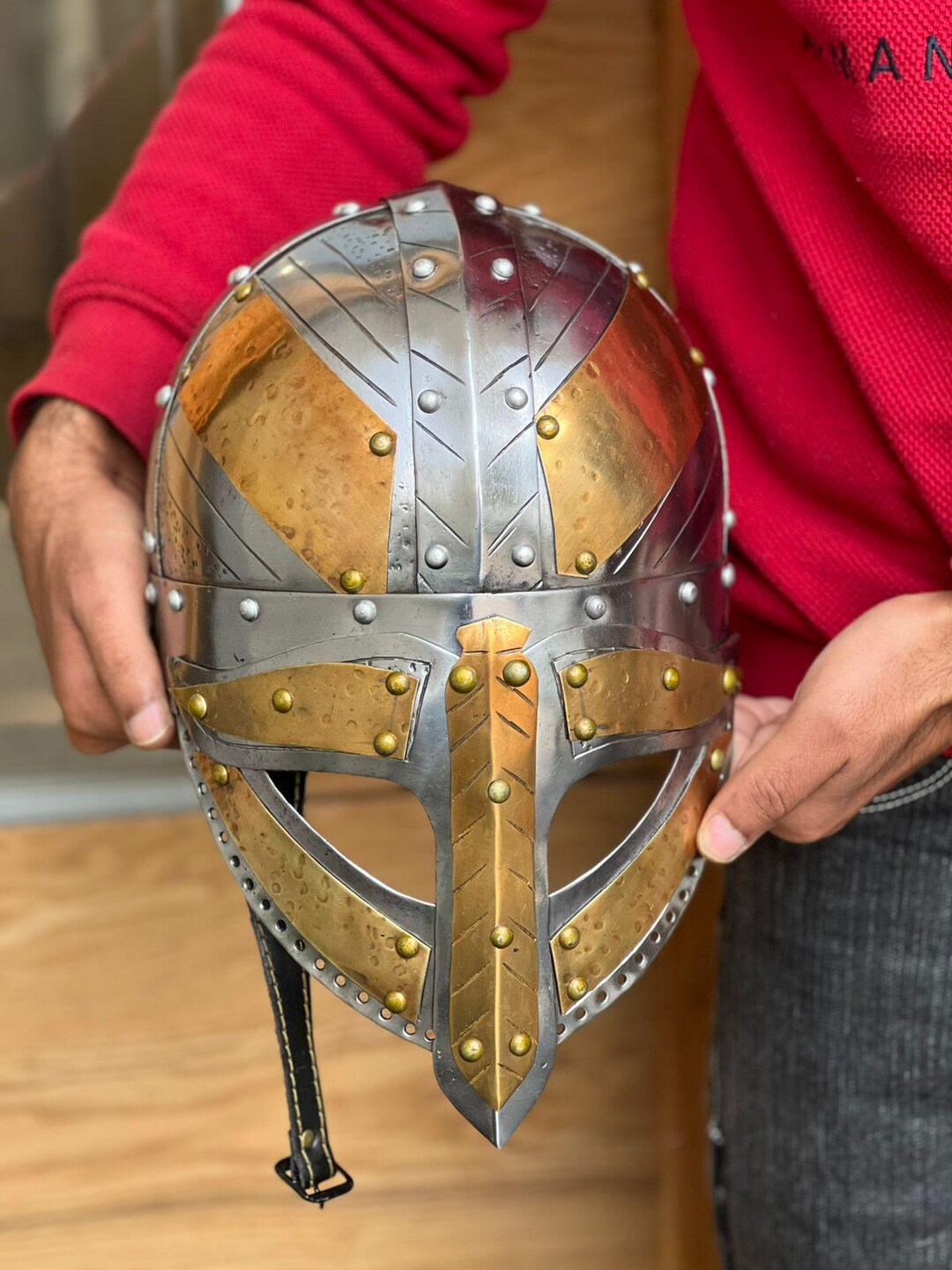 Medieval German Sallet Helmet 18 Gauge Steel Gothic Knight Armor LARP ...