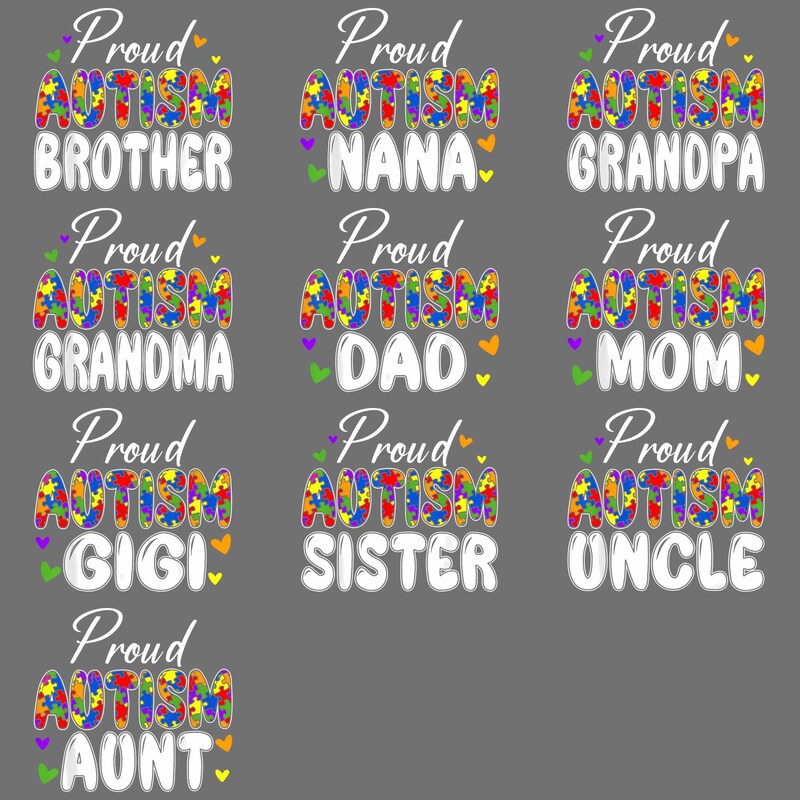 Autism Birthday Family - Etsy