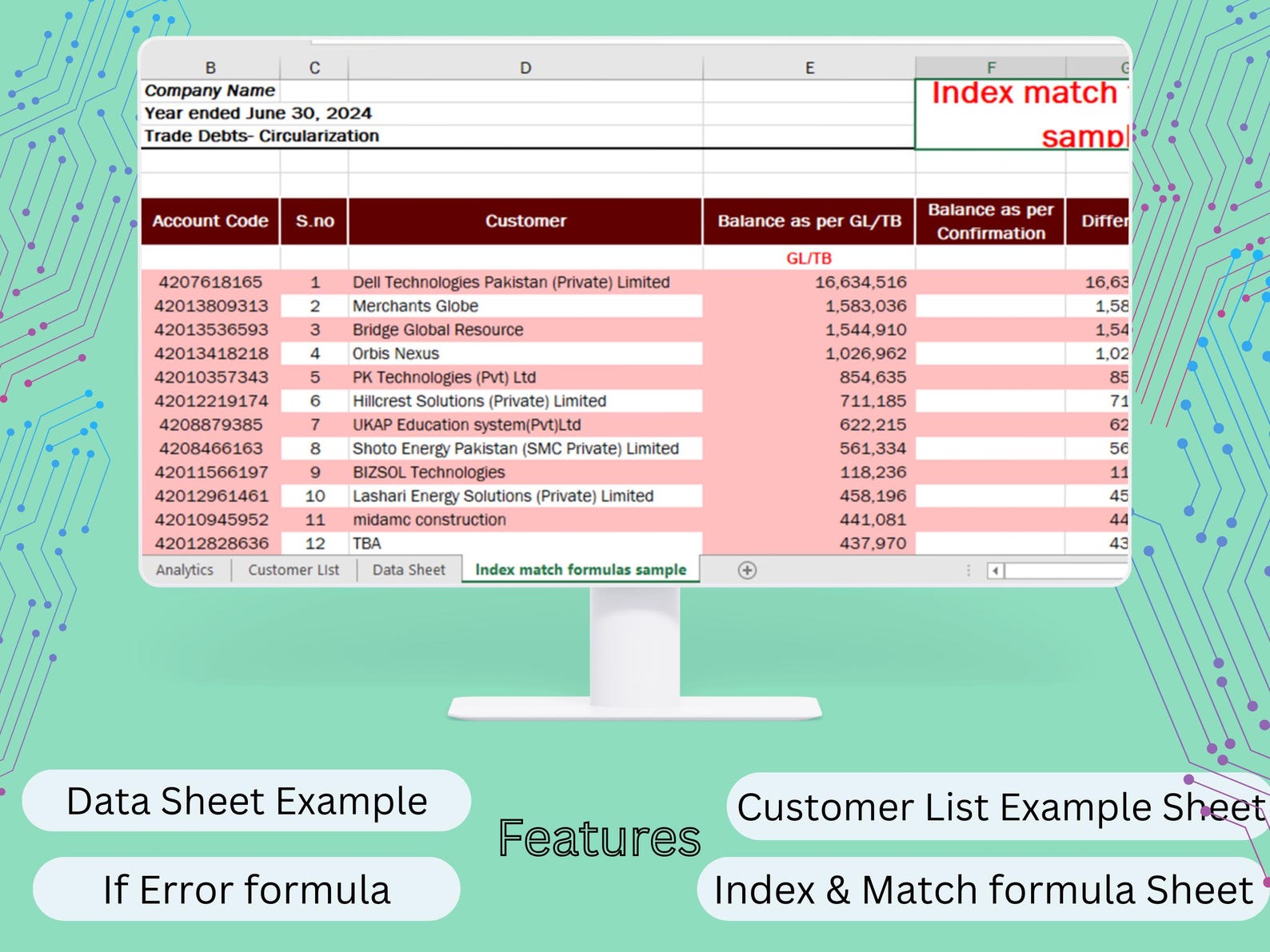Index & Match Excel Shortcut Cheat Sheet - Etsy