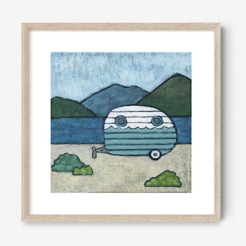 Vintage Red Retro Camper Sign Retro Red RV Sign RV Decor | Etsy