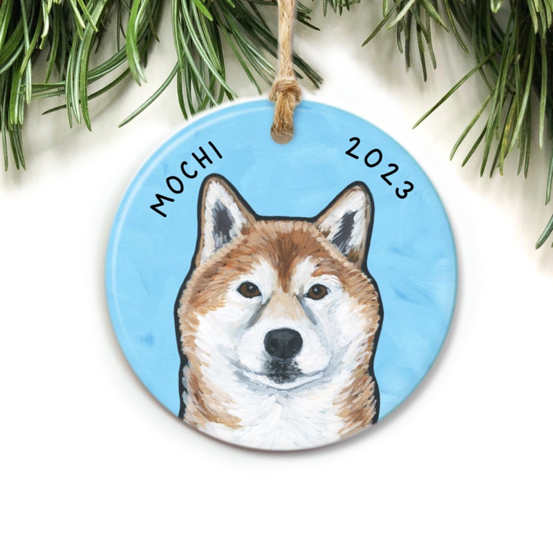 Shiba Inu Ornament - Etsy