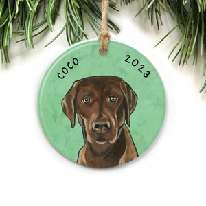 Yellow Lab Ornament Personalized, Yellow Labrador Ornament, Yellow Lab ...