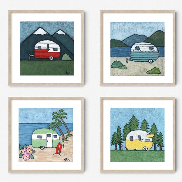 Camper Art Print - Etsy
