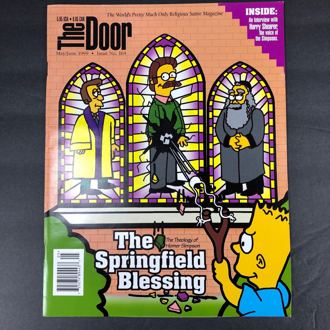 Theology of Homer Simpson the Door Magazine Issue 164 May June 1999 - Etsy