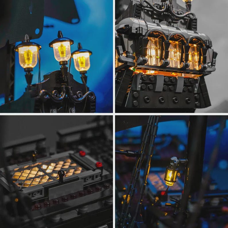 LED Kit for Pirate Ship 10365 – LEGO® Icons Jack Sparrow Lighting ...