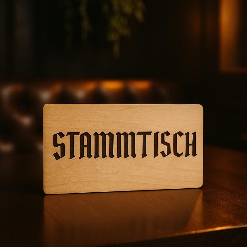 Stammtisch schild - Etsy.de