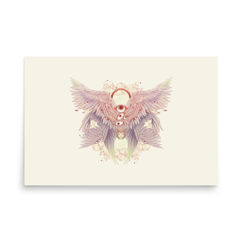 Biblical Accurate Angel Wall Art - Etsy