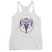 Fox and Moth Pentagram White Racerback Tank Top, Space Witchy Aesthetic ...