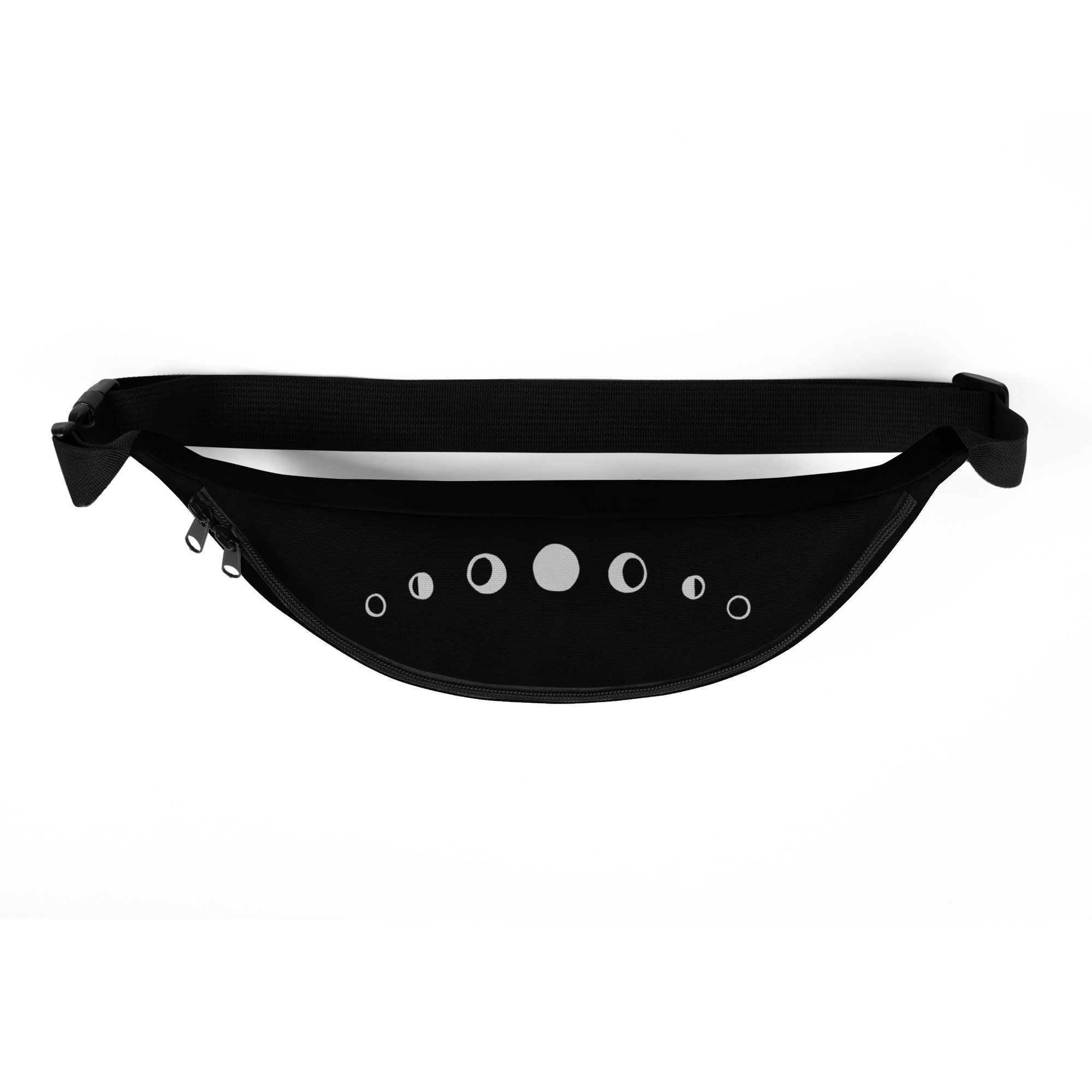 Fenrir Wolf Goth Black Fanny Pack, Artwork With Witchy Moon Phases - Etsy