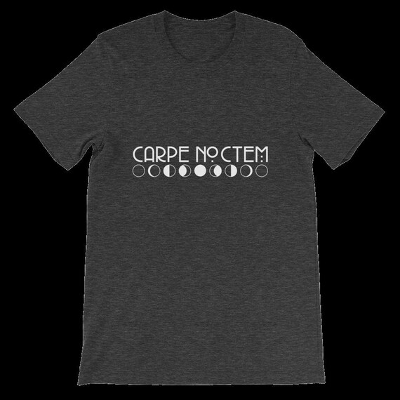 Carpe Noctem Unisex T-Shirt Womens Wiccan Latin Quote Shirt | Etsy