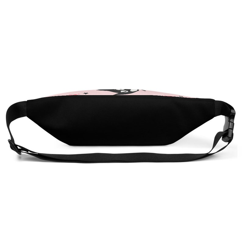 Cute Kawaii Black Cat Fanny Pack Pastel Goth Hip Purse - Etsy