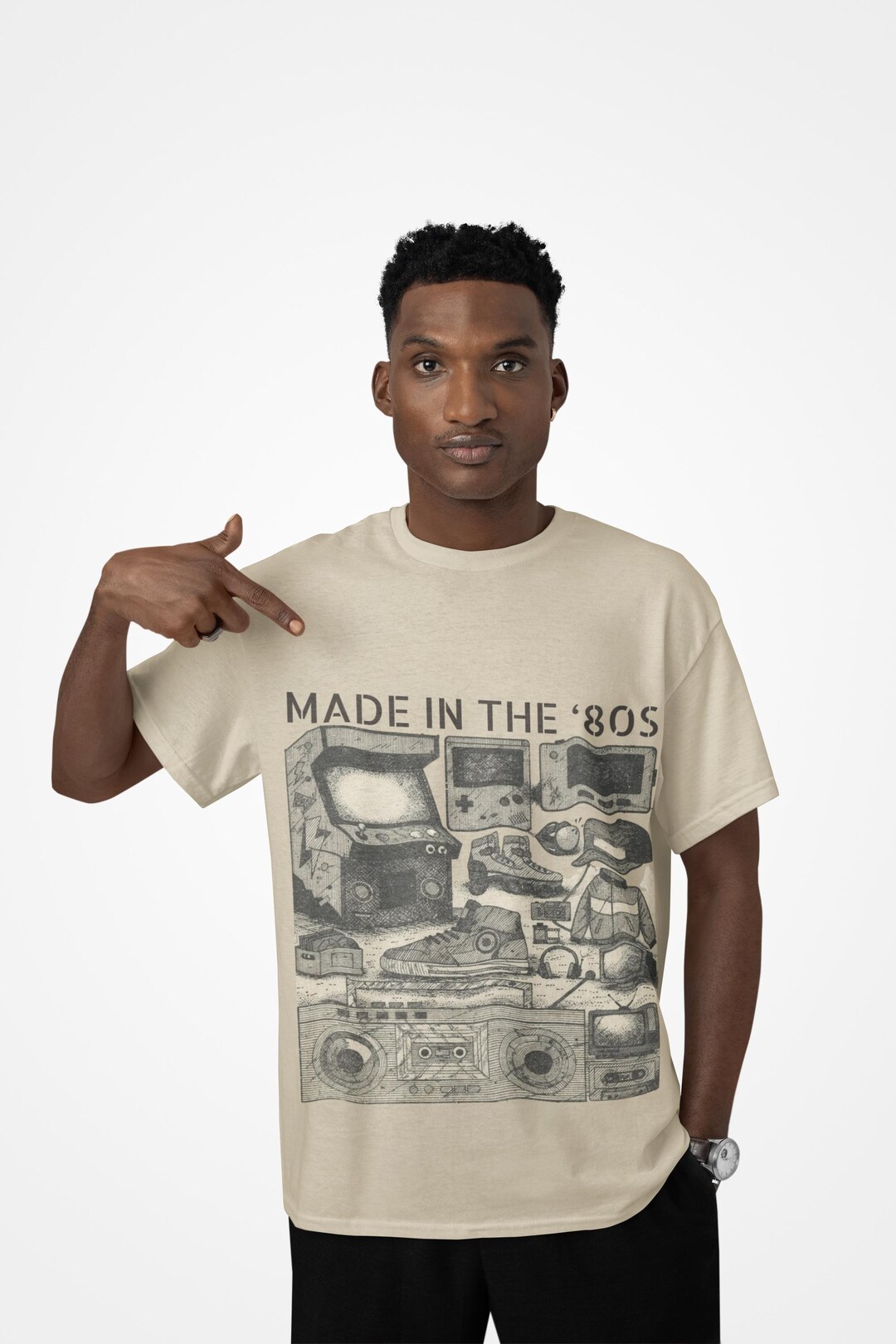 80s Retro Shirt Custom Year Tee Made in 1986 Vintage Graphic T Shirt ...