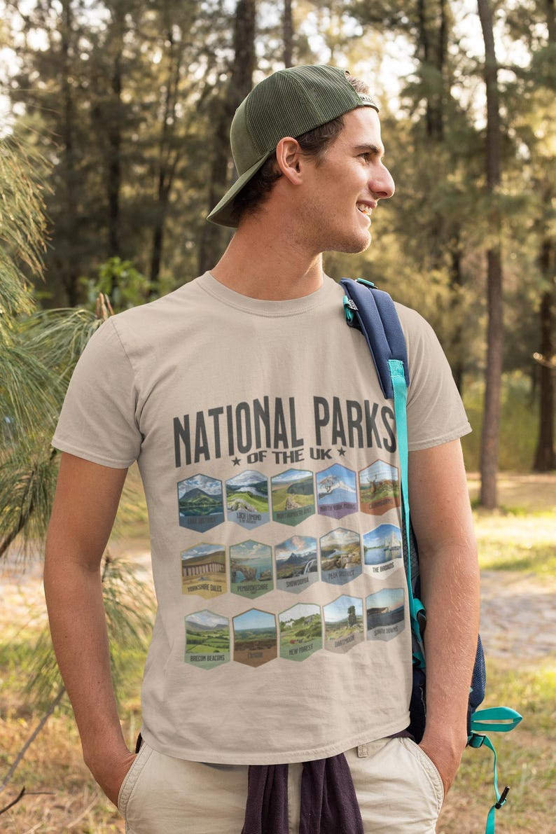 National Parks Shirt UK National Park Camping Gift for Family Trip ...