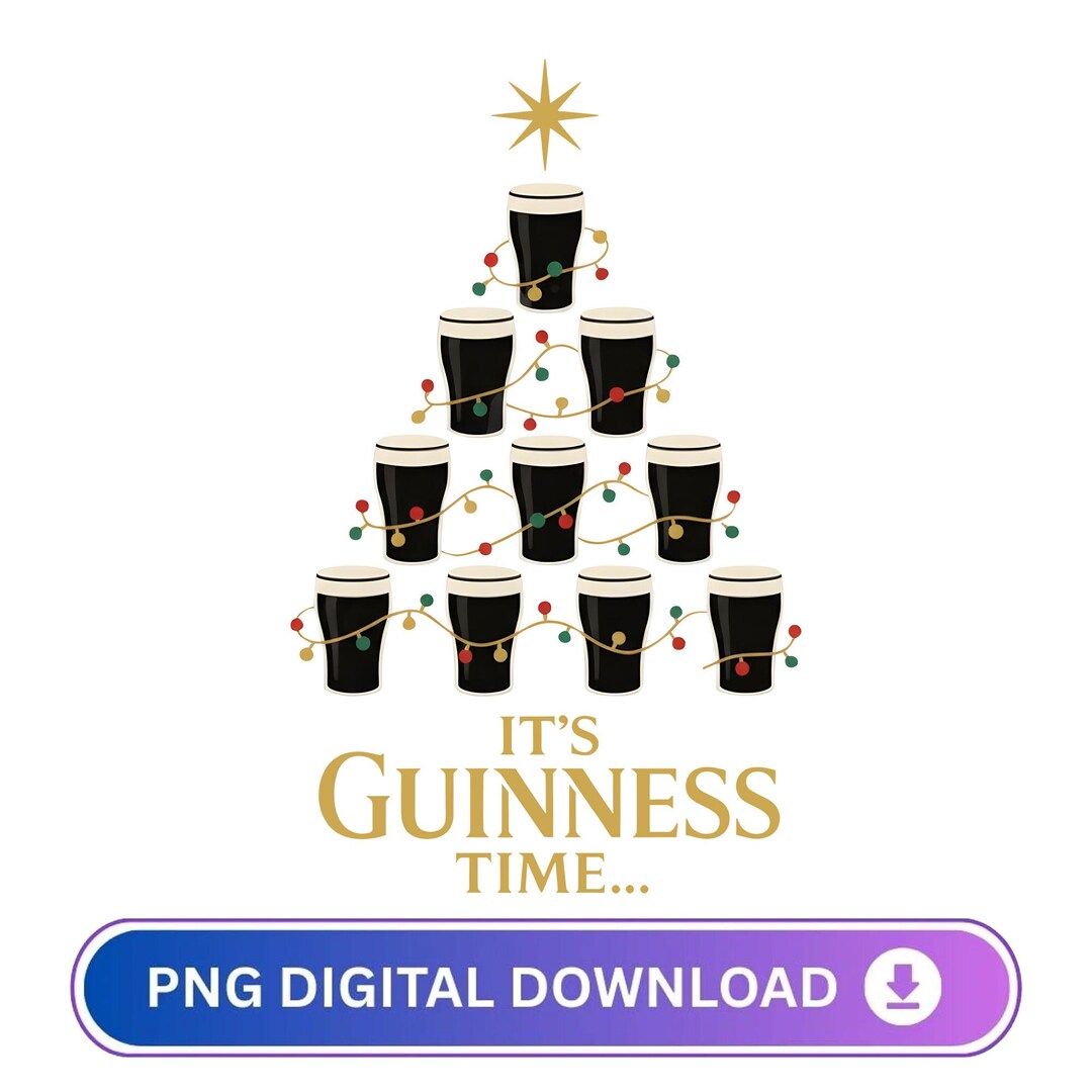 Guinness Christmas Tree PNG, Festive Beer Holiday, Guinness Toucan ...