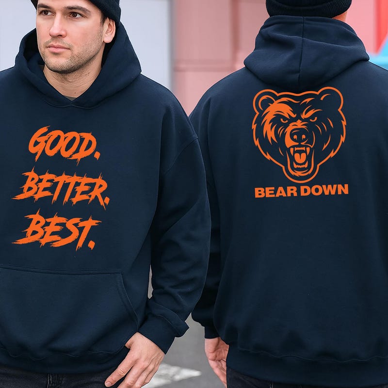 Good Better Best Chicago Bears Sweatshirt - Etsy