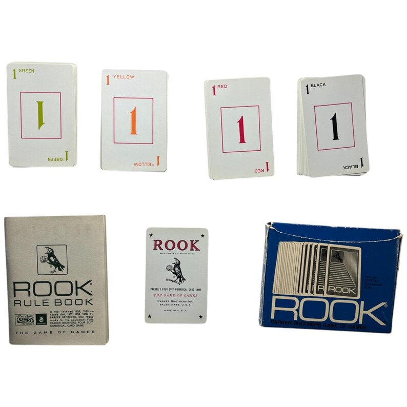 Rook Card Game 1968 Blue Box Parker Brothers / General Mills - Etsy
