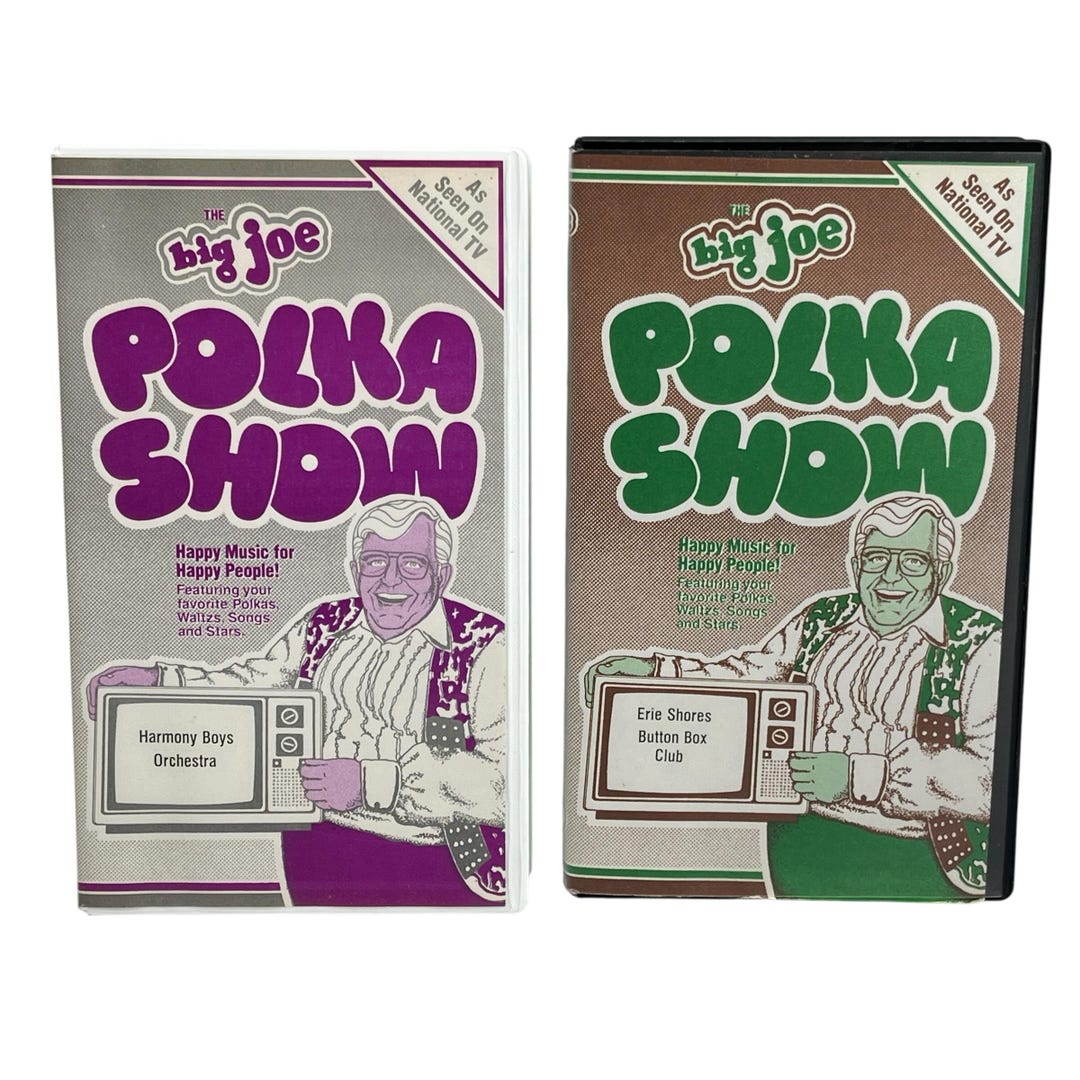 Big Joe Polka Show VHS Lot - Harmony Boys Orchestra & Erie Shores ...
