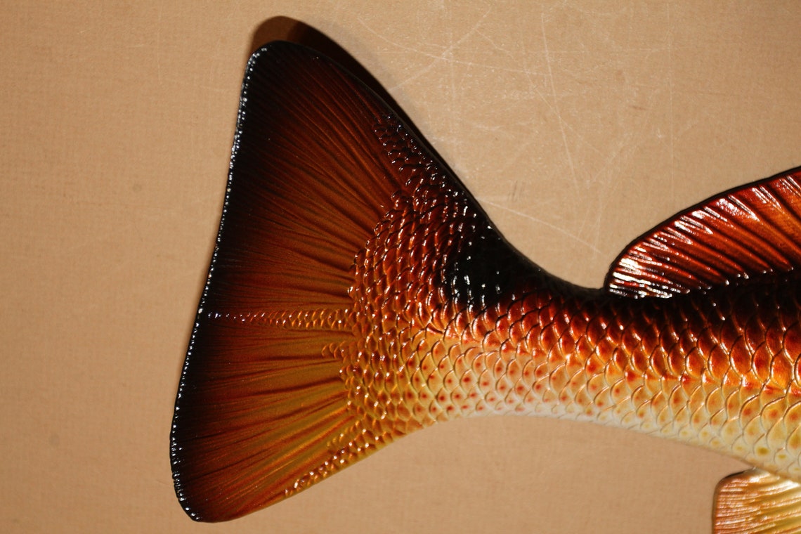 19 Red Fish Wall Decor Christmas Gift Free Shipping - Etsy