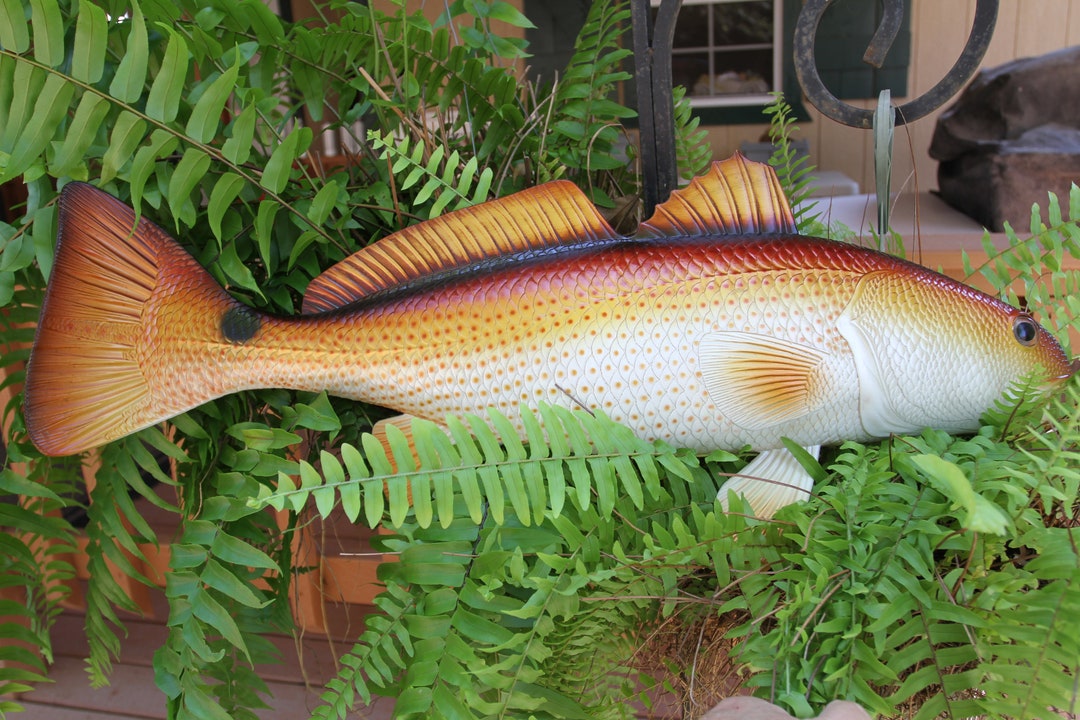 28" Redfish Wall Mount - Life Size and Species Correct- Trophy Fish ...