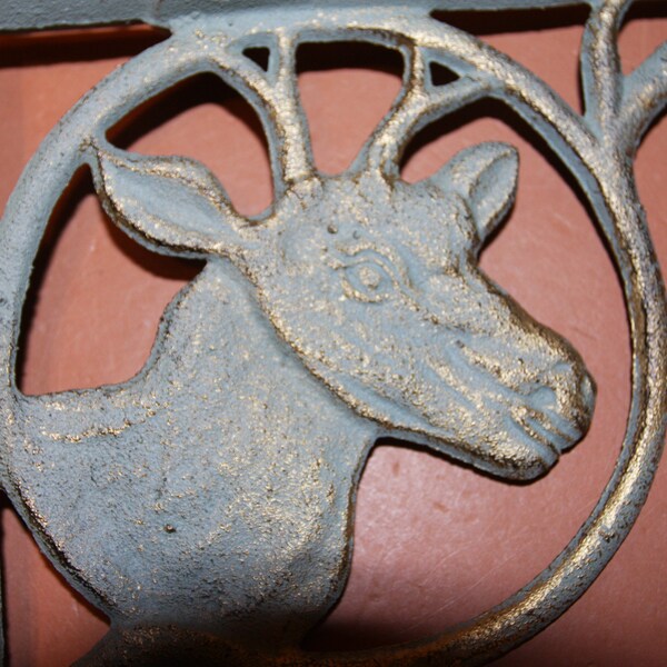 Cast Iron Deer Head - Etsy