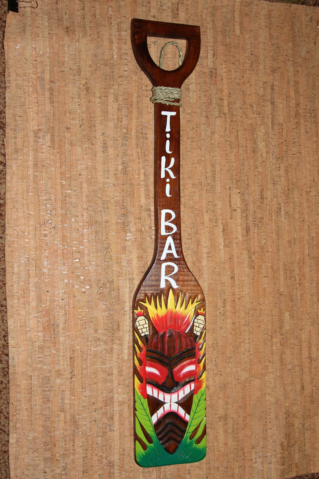 Long 36 Tiki Decor Paddle, Tiki Bar, Free Ship - Etsy