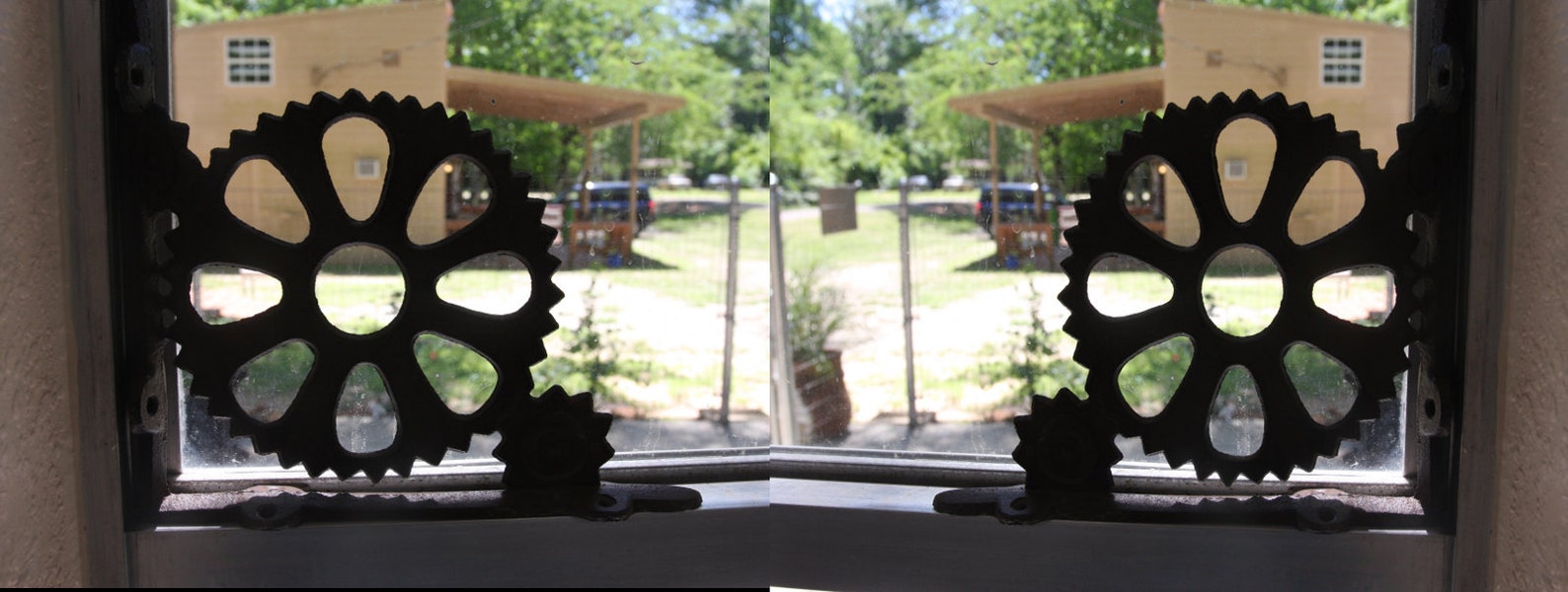 Cog Look Bracket Workshop Open Concept Shelving 8 | Etsy