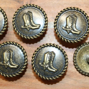 COWBOY BOOT Dresser Pulls / Ranch Decor / Country Western Decor / Door ...