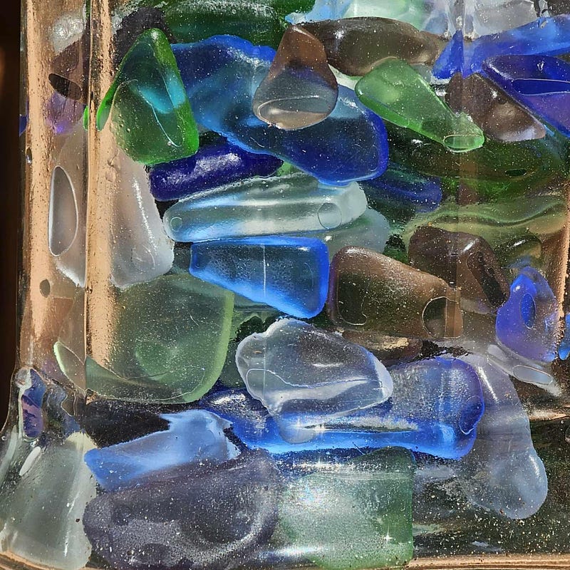 Tumbled Glass - Etsy