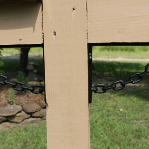 3pc Mailbox Bracket, Chain Link Look, Cast Iron, Free Ship B-87 - Etsy