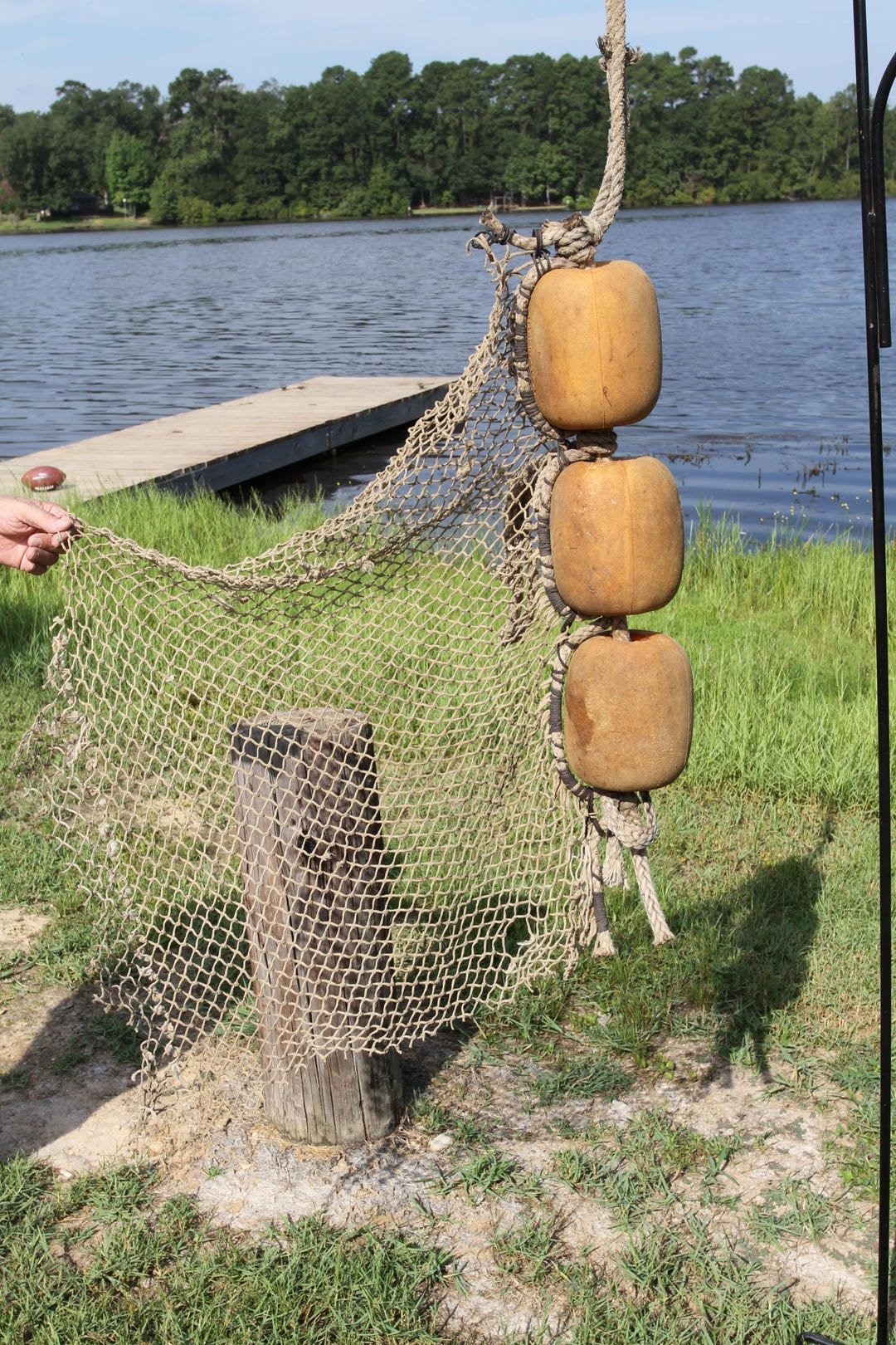 BIG BOBBERS, Fishing Rope Float Nets, Restaurant Decor, Beach House ...