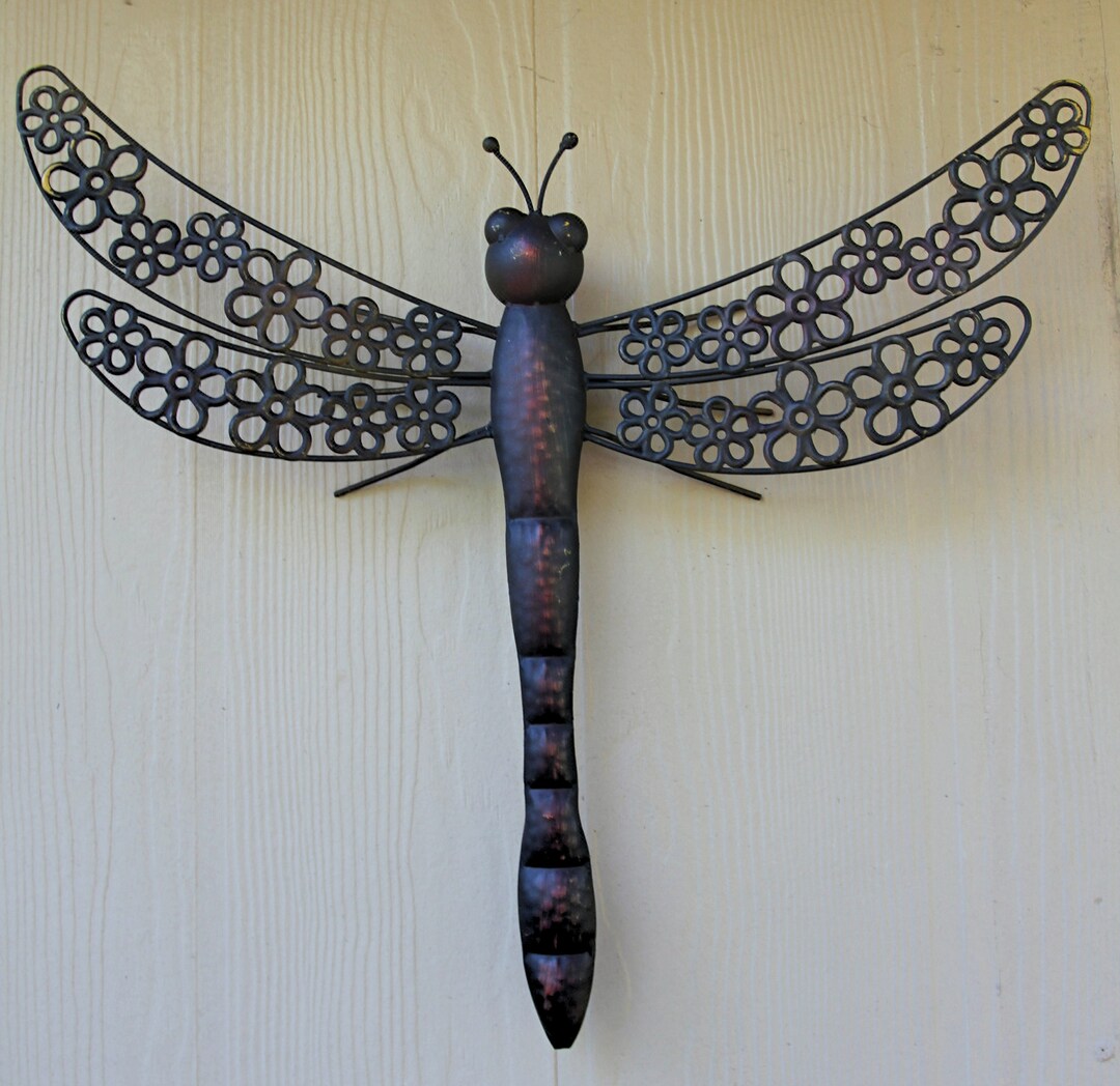 Giant Dragonfly Wall Hanging Yard Art Country Farmhouse Home and Garden ...